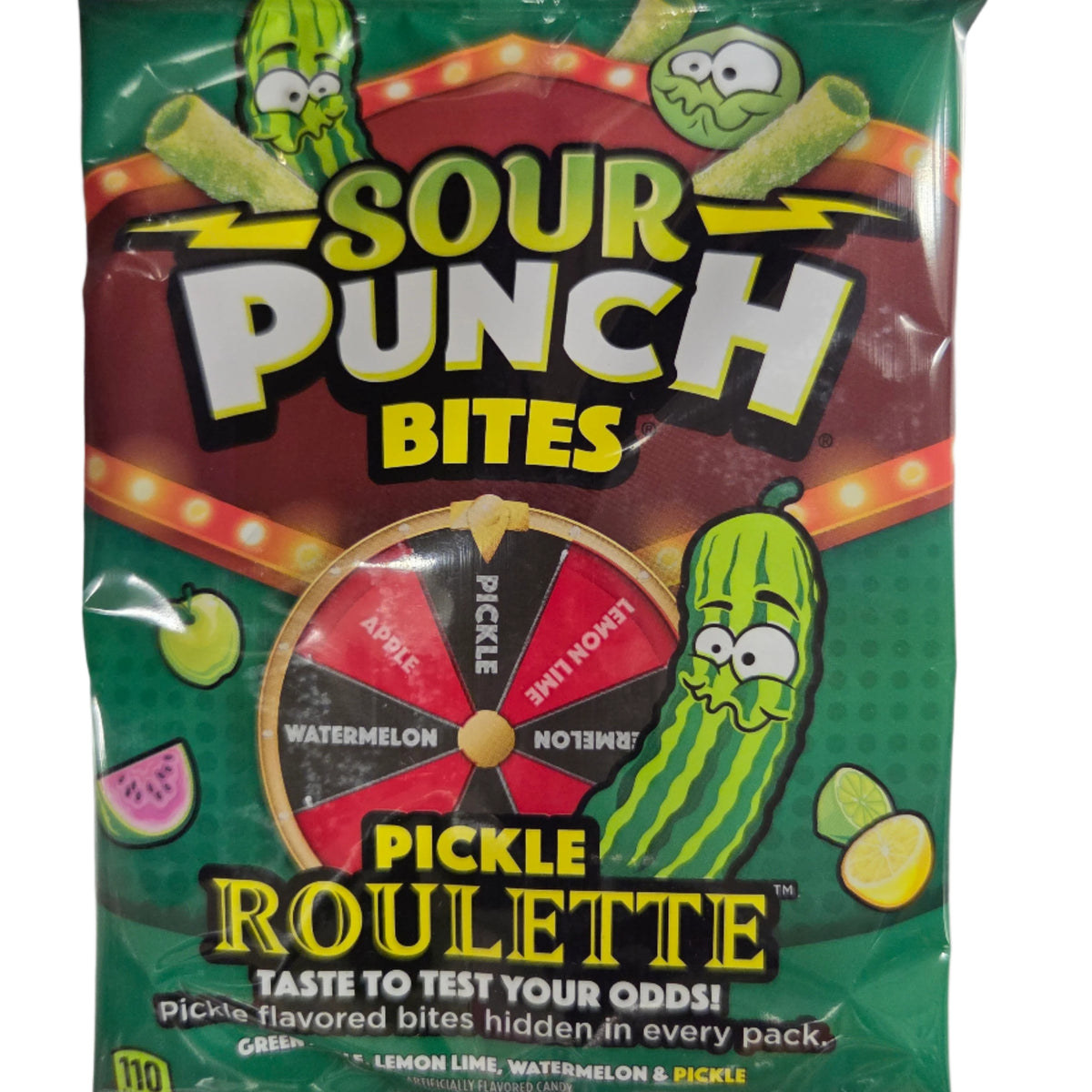 Sour Punch Pickle Roulette Candy – 2 Kids Candy Store