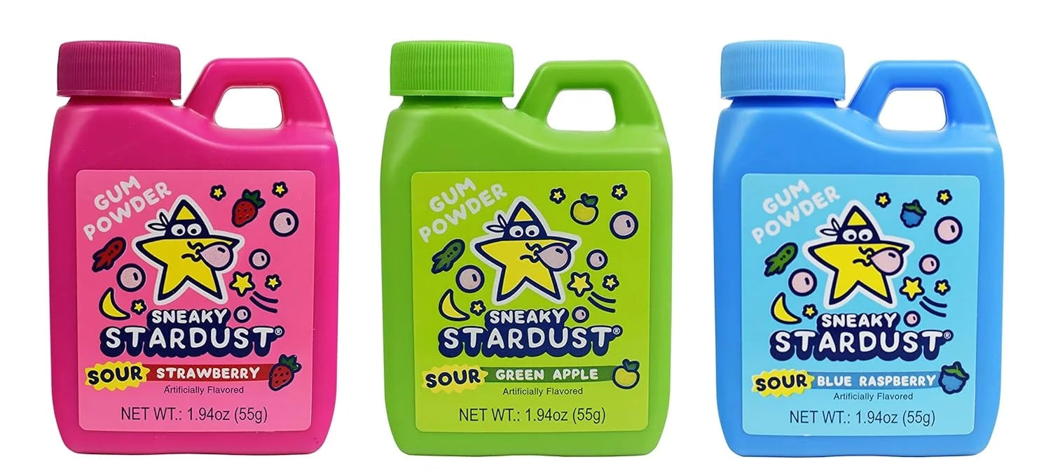 Sour Sneaky Stardust Gum Powder – 2 Kids Candy Store